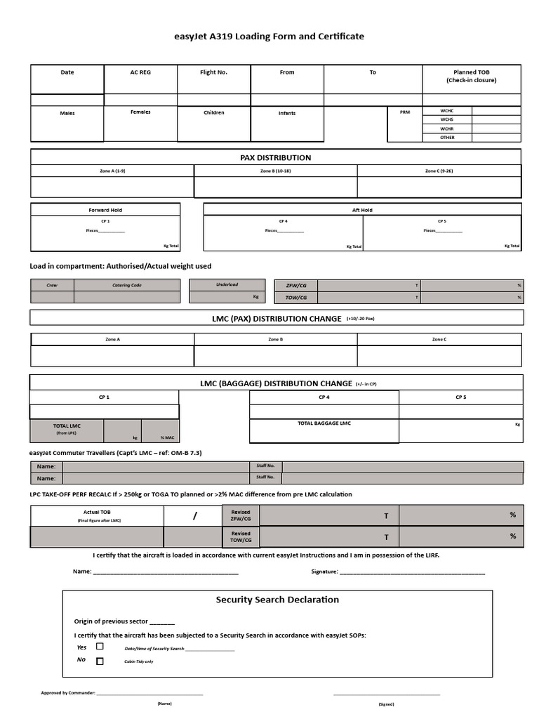 Easyjet Loading | Download Free PDF | Aviation