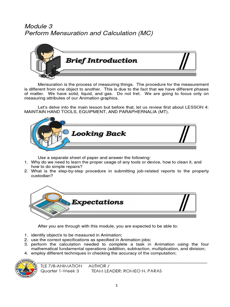 7-8 TLE Animation Week 3 | PDF | Pixel | Image Resolution