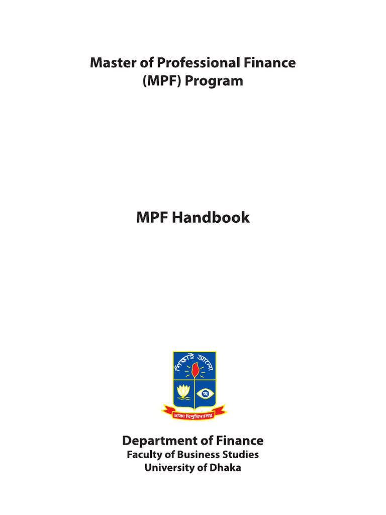 MPF Hand Book | PDF