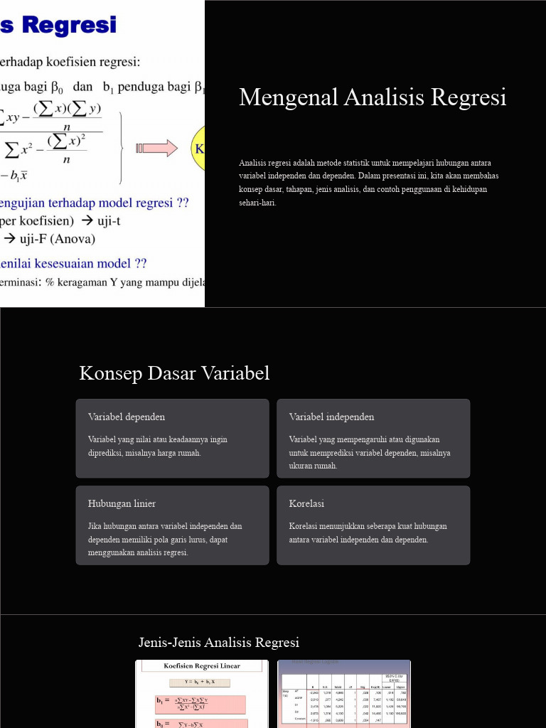 Mengenal Analisis Regresi | PDF