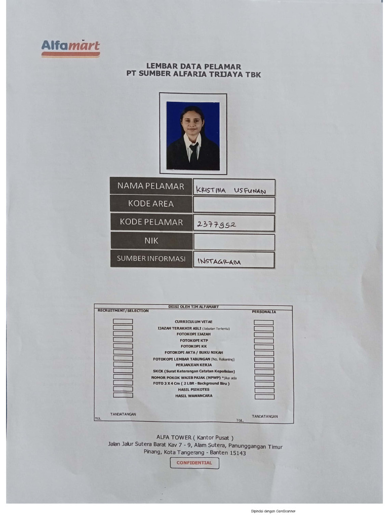 Lembar DIP Baru & SKCK | PDF