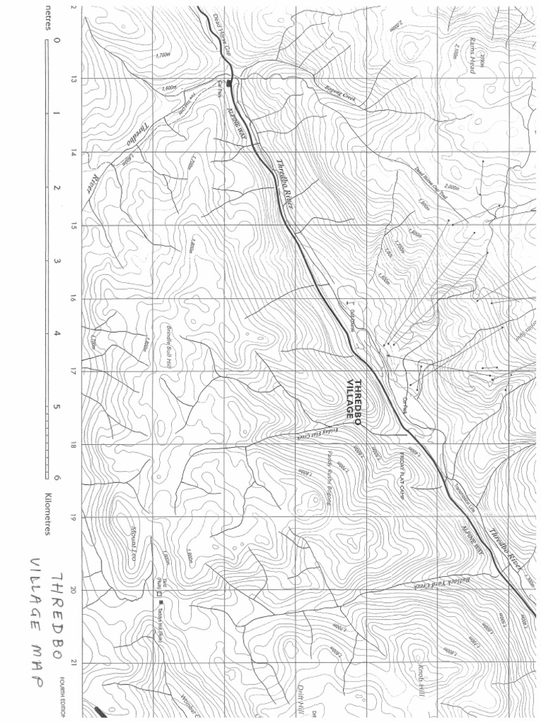 Thredbo Topographic Map Excerpt | PDF