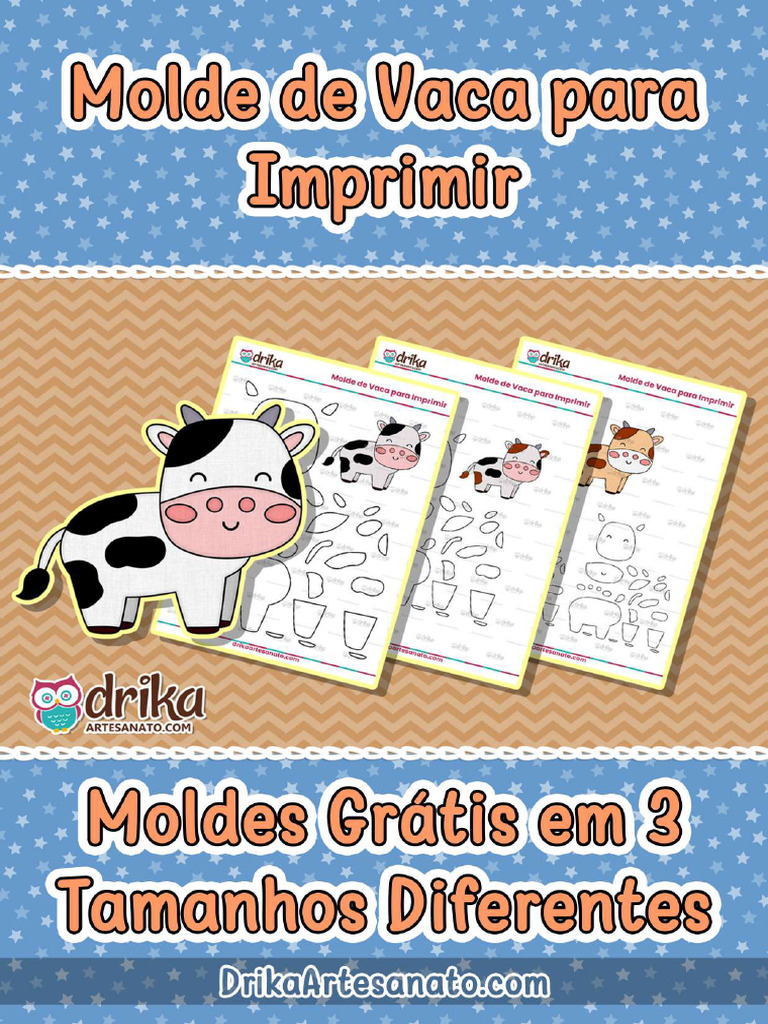 Molde de Vaca para Imprimir m2 | PDF