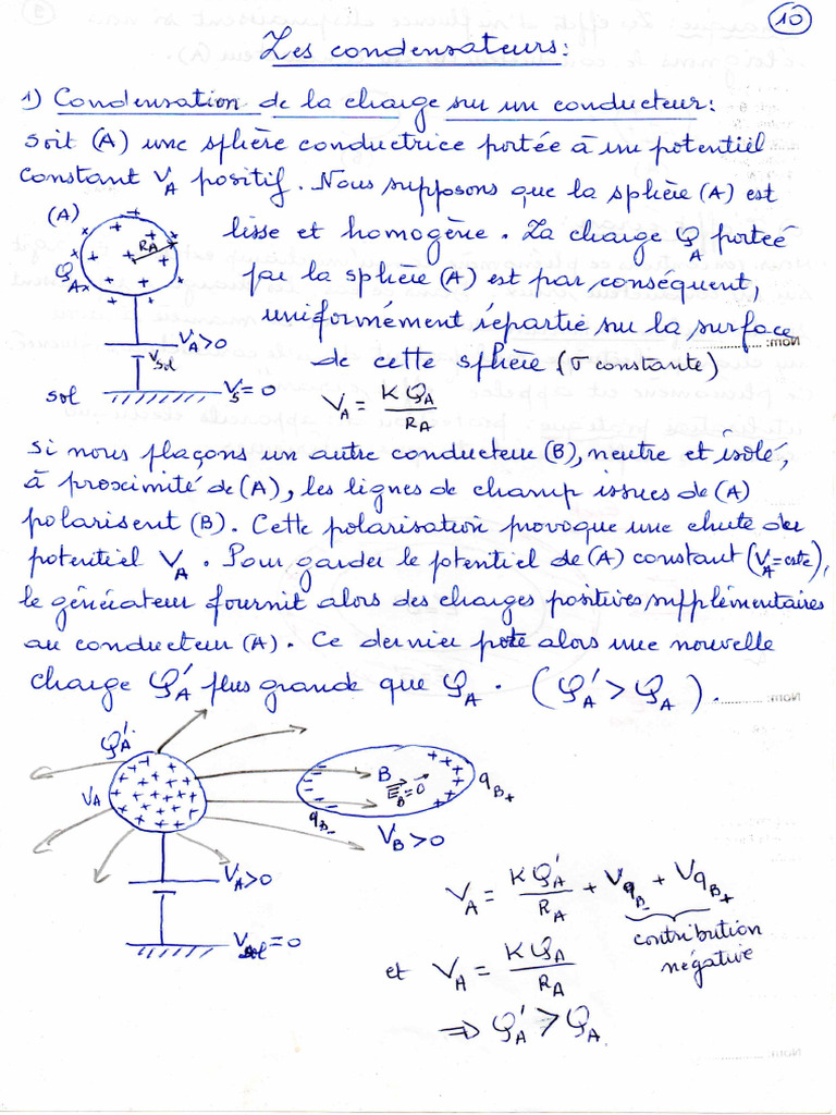 Cours Complet Sur Les Condensateurs 2023 | PDF Cours Complet Sur Les Condensateurs 2023 | PDF