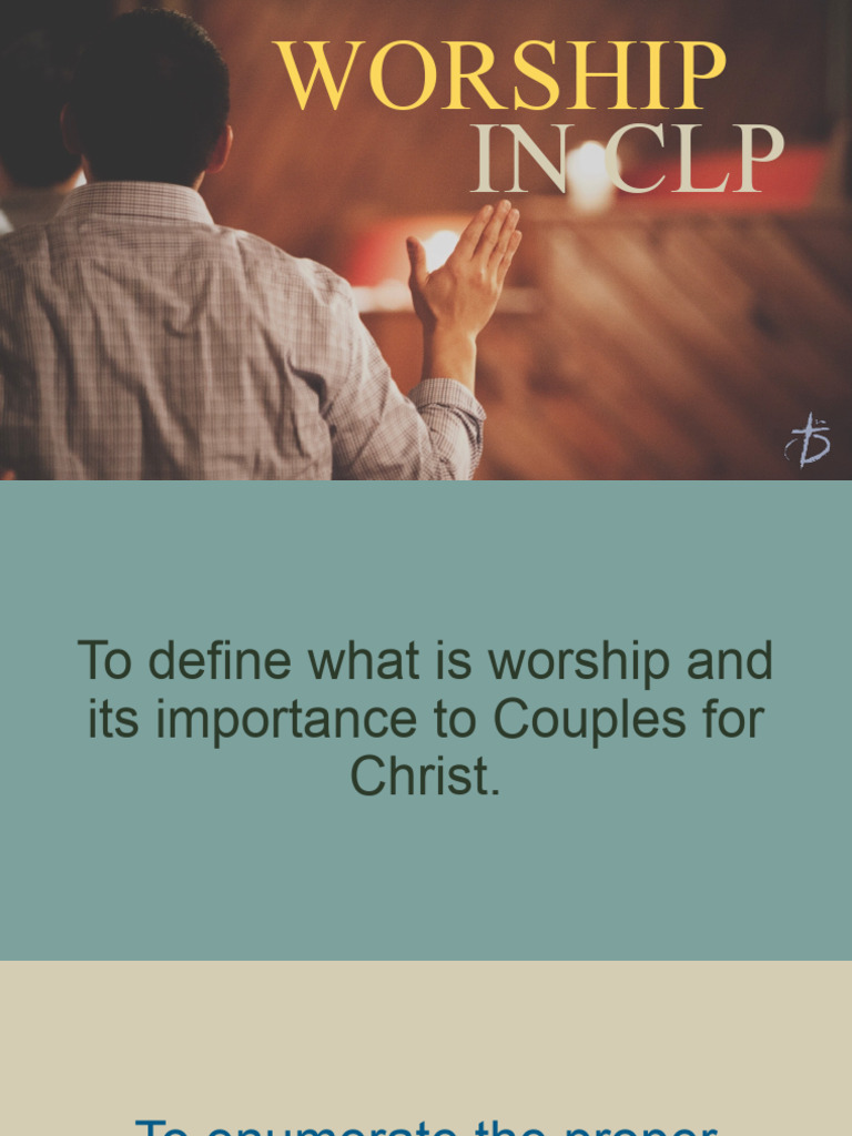 Workshop 5 Worship in CLP | PDF | Prayer | Worship