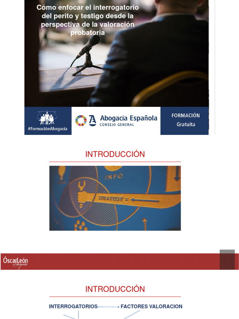 Cgae - Jornada Sobre Interrogatorio Del Testigo y El Perito | PDF ...