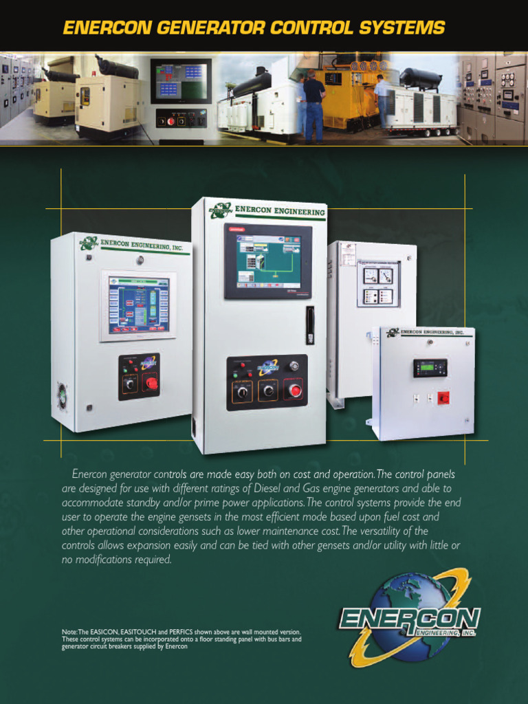 Enercon Generator Control Systems | PDF | Ac Power | Electric Generator