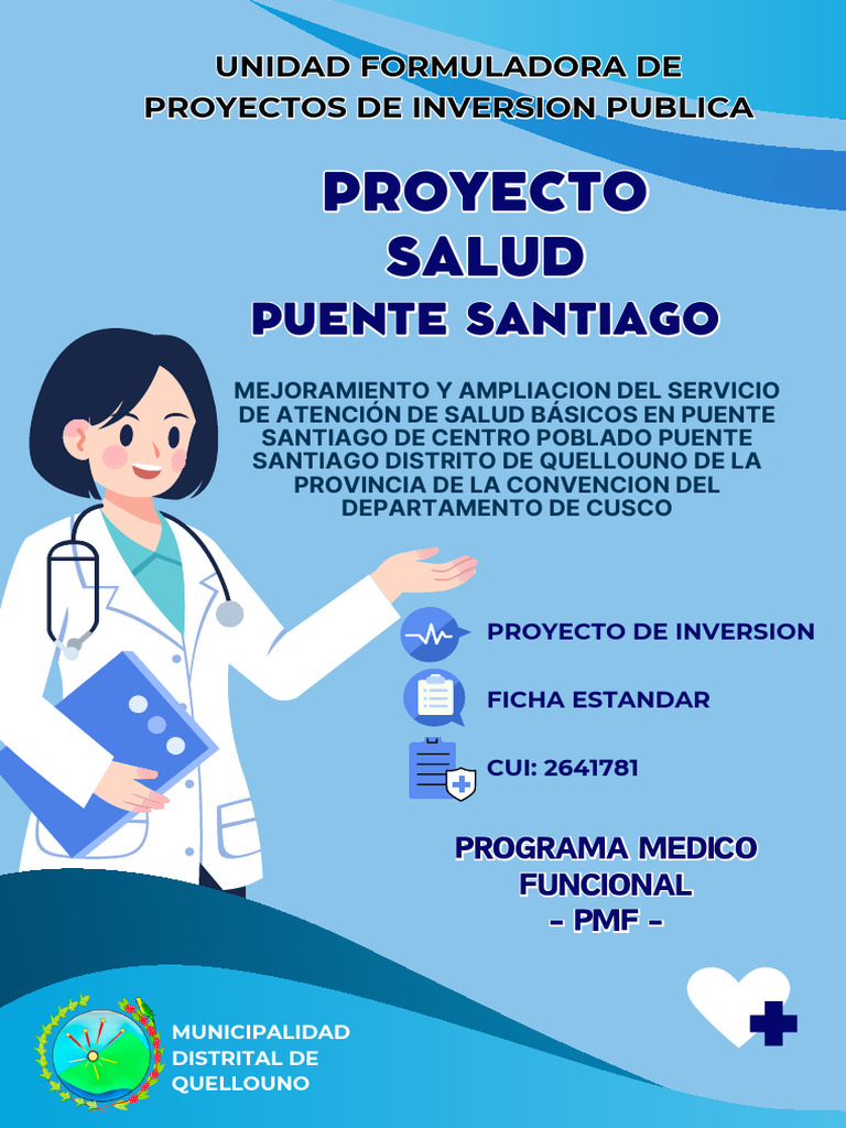 Programa Medico Funcional - Puente Santiago | PDF | Hospital | Santiago