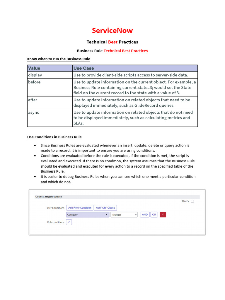 ServiceNow Technical Best Practices Part 3 1714323721 | PDF | Computer Programming | Computing