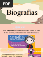 Estructura y partes de una biografía | PDF | Biografía | Narrativa