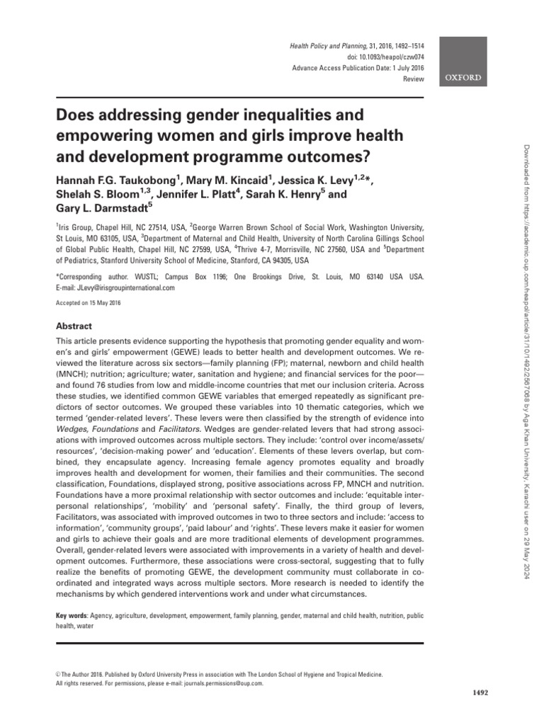 Gender Imp 2 | PDF | Gender | Gender Studies