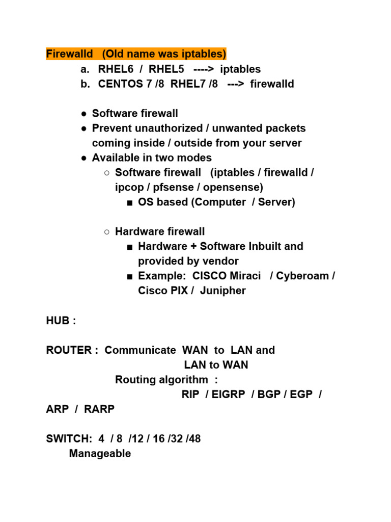 Firewall Additional Topic | PDF | Firewall (Computing) | Computer Network