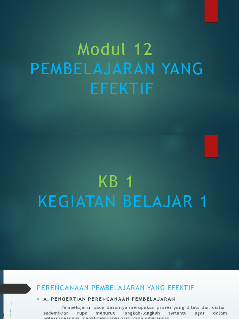 Strategi Pembelajaran Di SD Modul 11 12 | PDF | Pengembangan Diri | Sains & Matematika