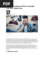 15 Fun Closing Activities For Groups | PDF | Concept | Learning