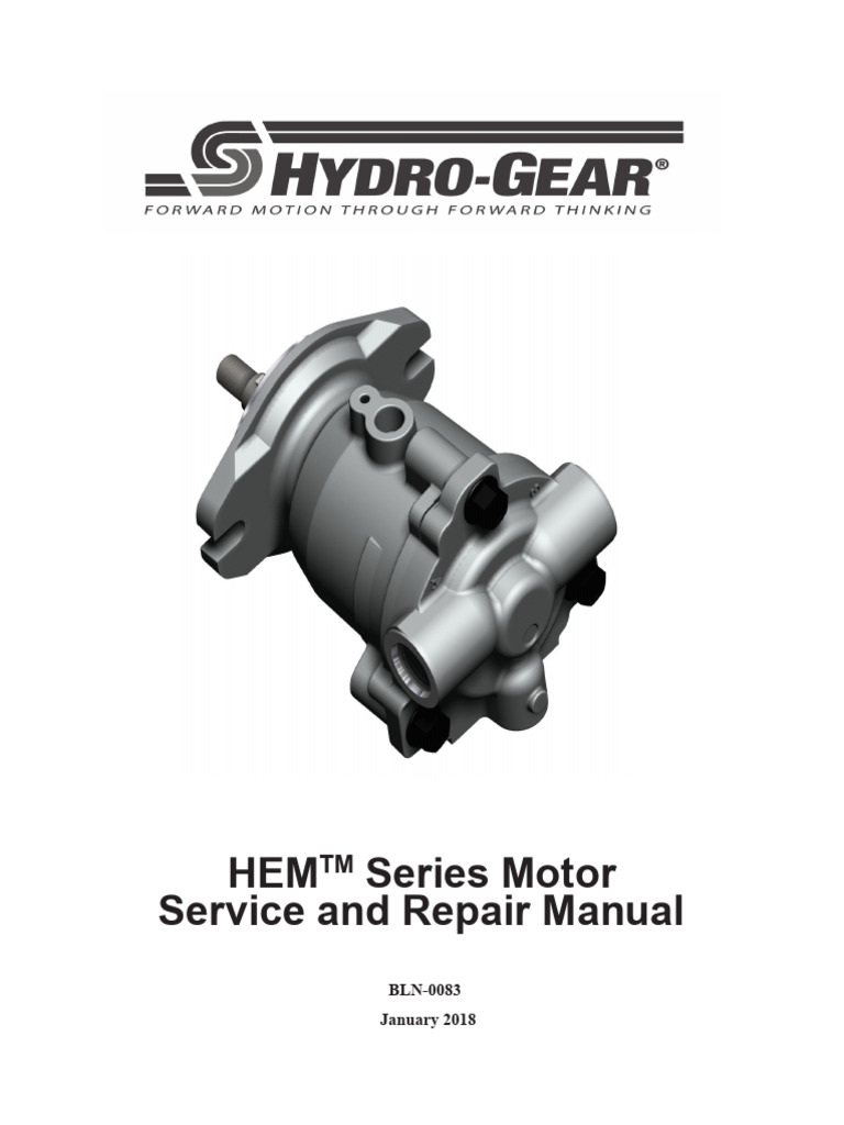 Hemtm Series Motor Bln-0083 - p3 | PDF | Pump | Valve