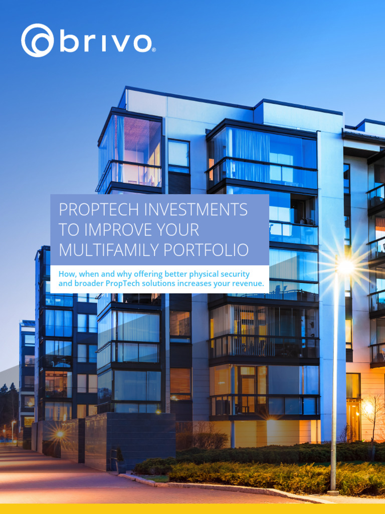 BRIVO Proptech Investment | PDF | Access Control | Home Automation