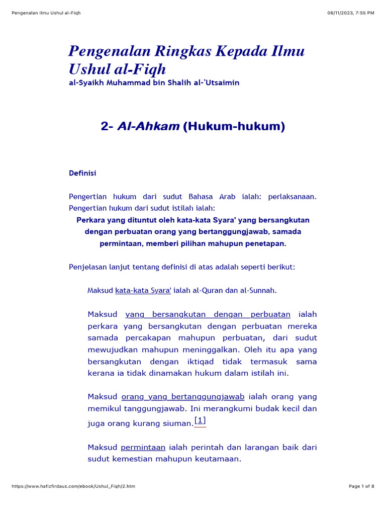 Pengenalan Ilmu Ushul Al Fiqh Pdf