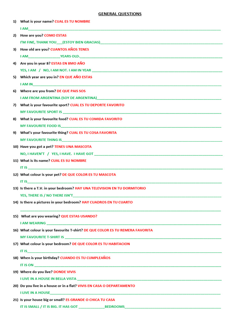 General Questions Beginners | PDF