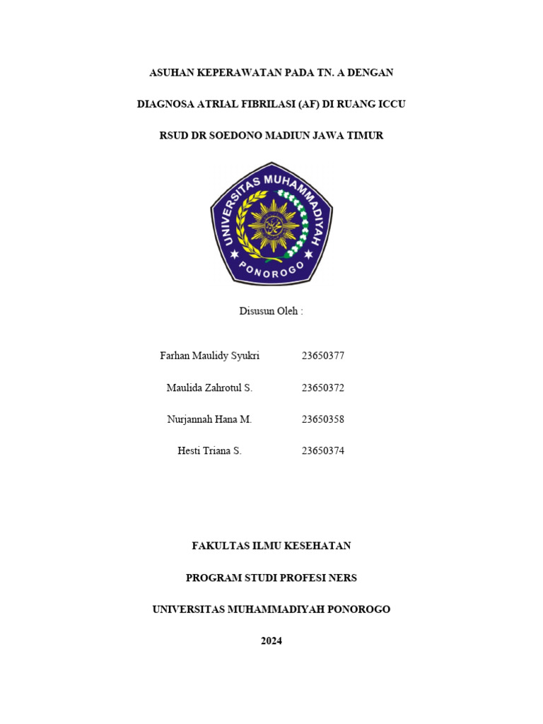 ASKEP AF KEL 5 BARU - Dot | PDF