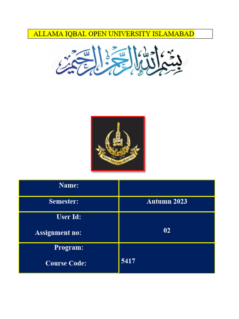 G-5417-2ND Assignment | PDF | Audit | Internal Control