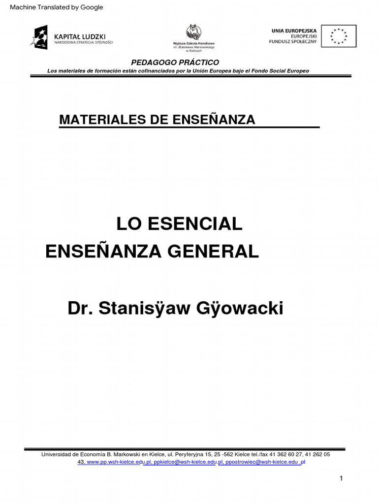 La Didactica | PDF | Plan de estudios | Enseñando