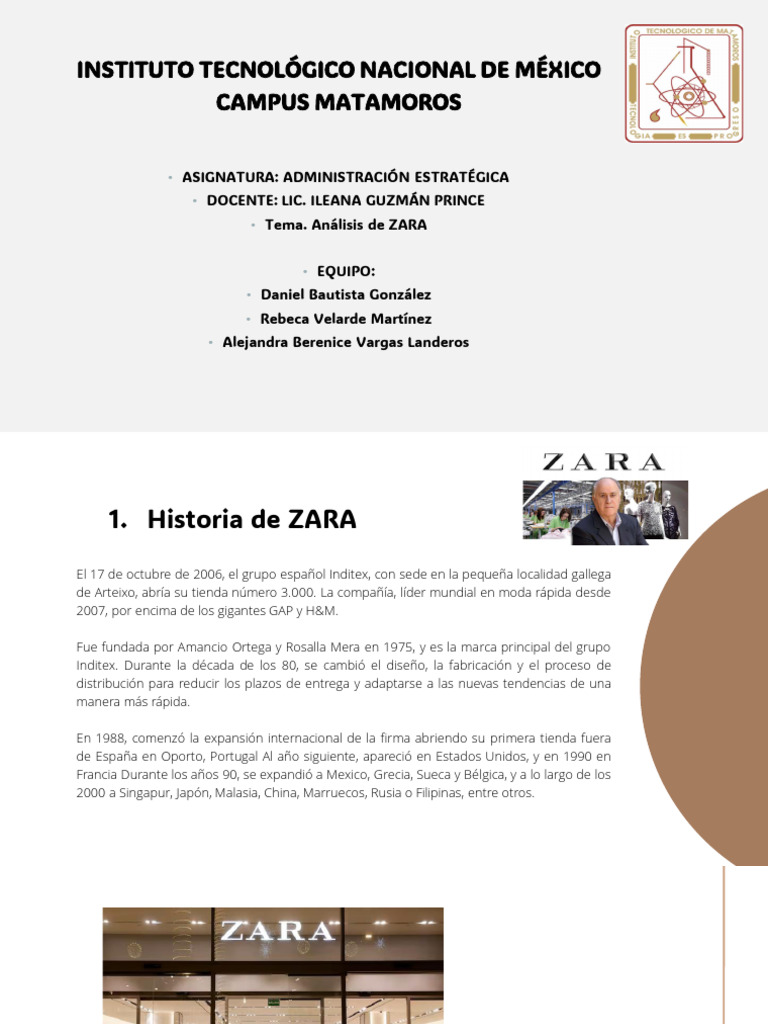 Análisis Caso Zara | PDF | Moda | Economias