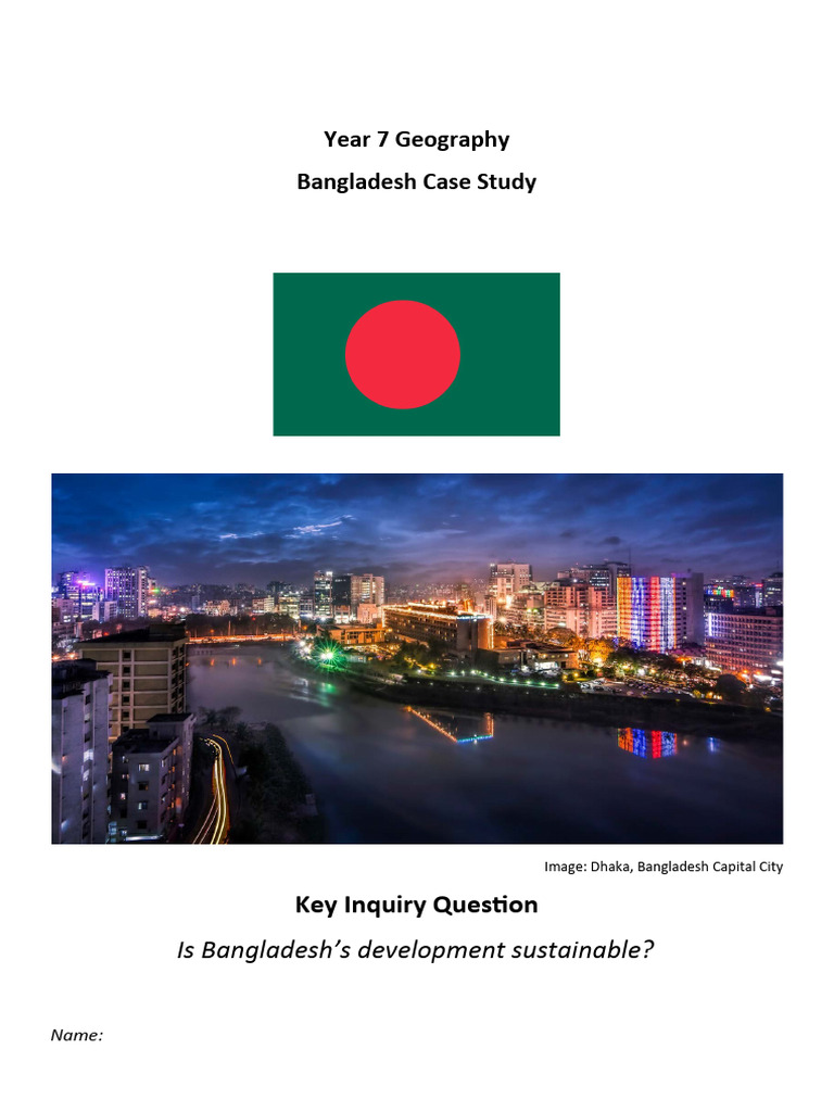 Bangladesh Case Study | Download Free PDF | Life Expectancy | Gross ...
