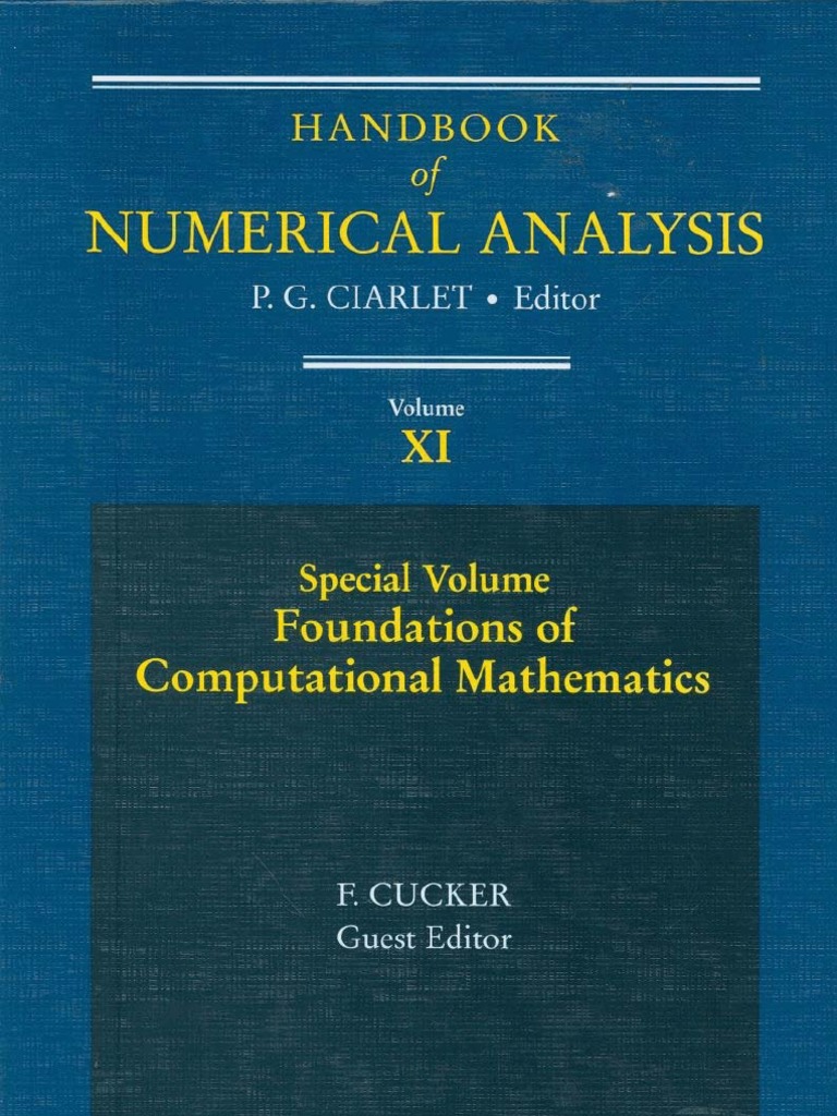 Nice Hand Book - Numerical Analysis PDF | PDF | Computational ...
