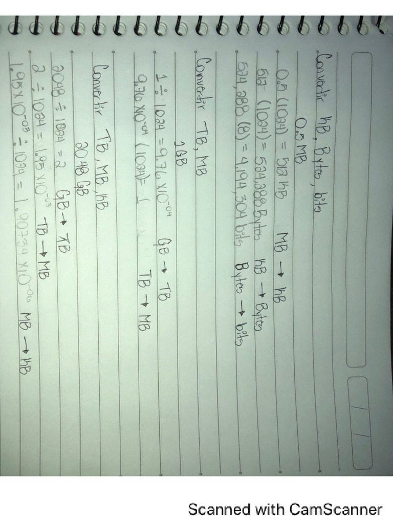 Conversiones Info | PDF