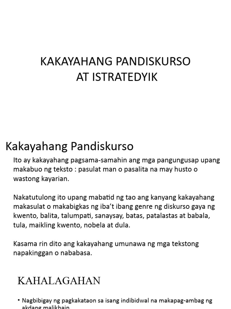 Unang Performance Task - Kakayahang Pangkomunikatibo | PDF