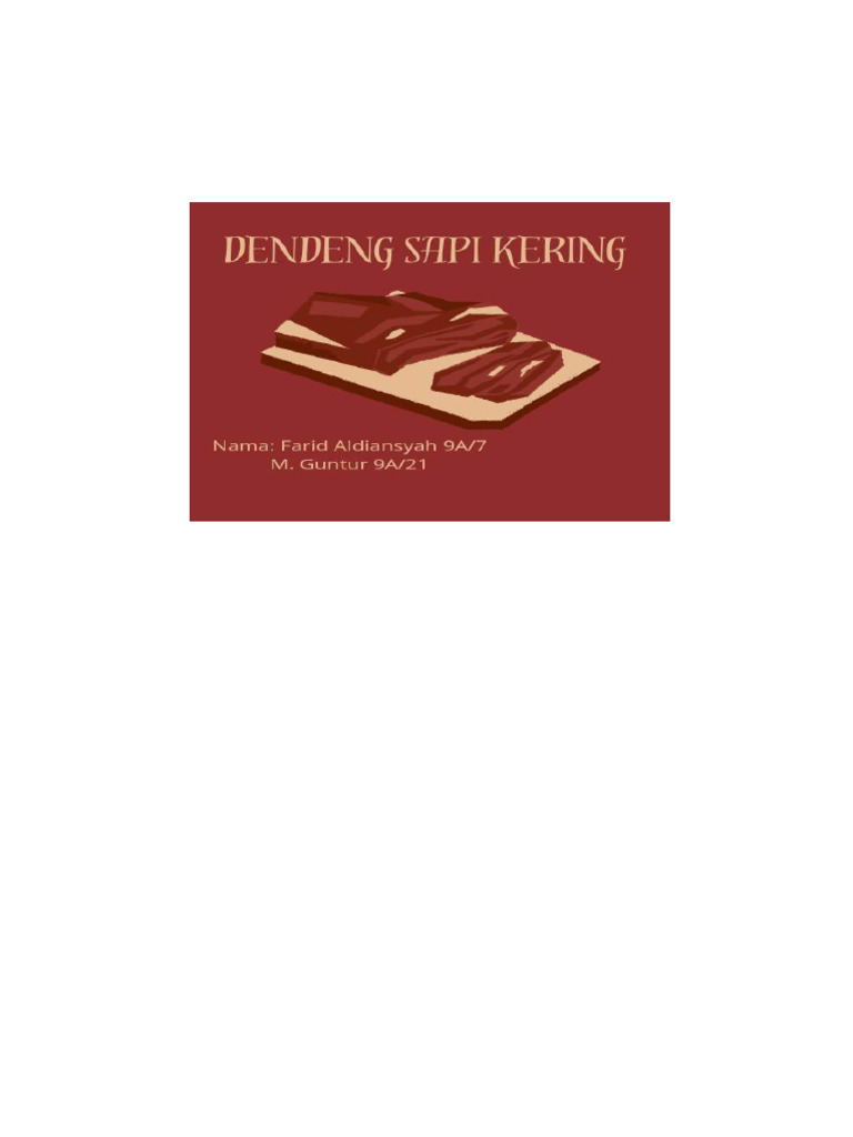Logo Dendeng Sapi Kering | PDF