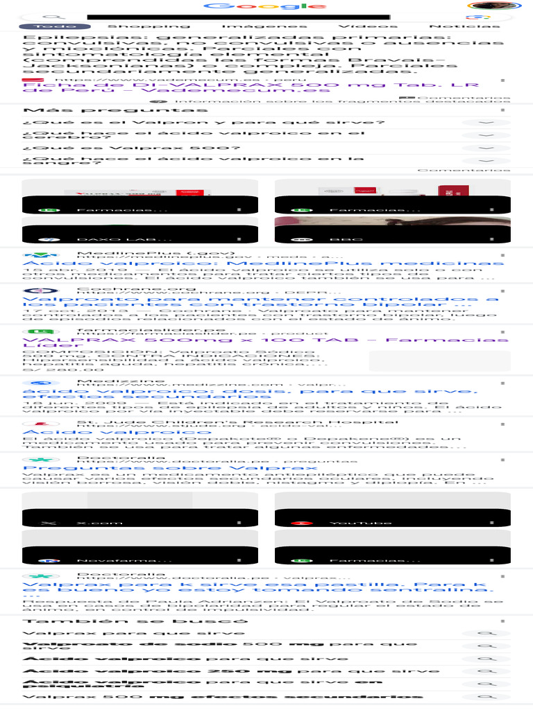 Valprax 500 para Que Sirve - Buscar Con Google | Descargar gratis PDF ...