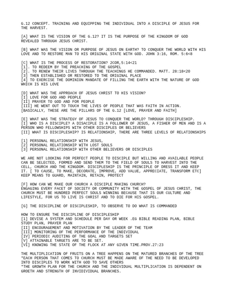 g12 School | PDF | Gospel Of John | Religious Belief And Doctrine