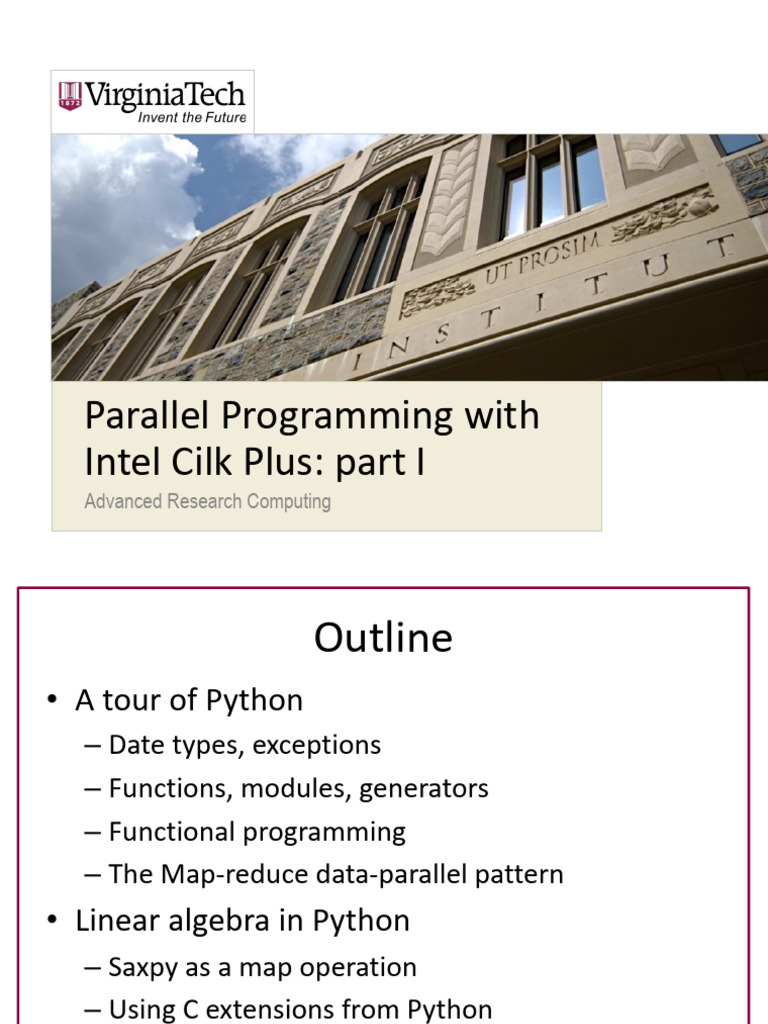 Programming In Cilk Plus Pdf Parallel Computing Multi Core Processor
