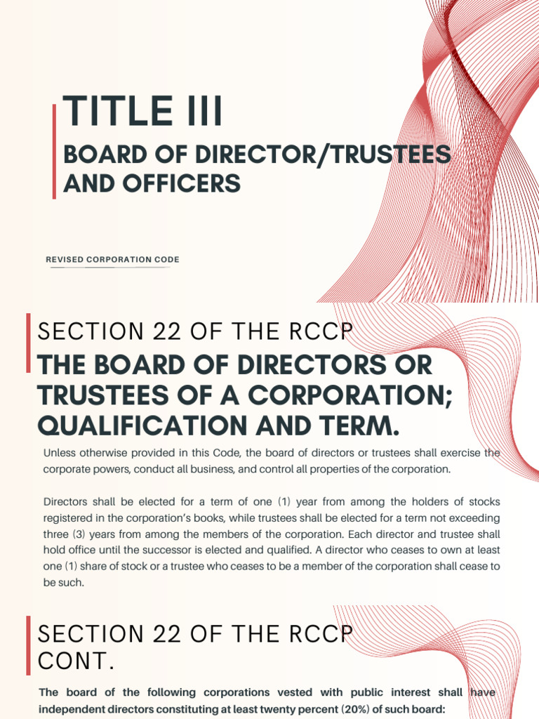 Sections 22, 25, 26, & 27 of The RCCP | Download Free PDF | Board Of ...