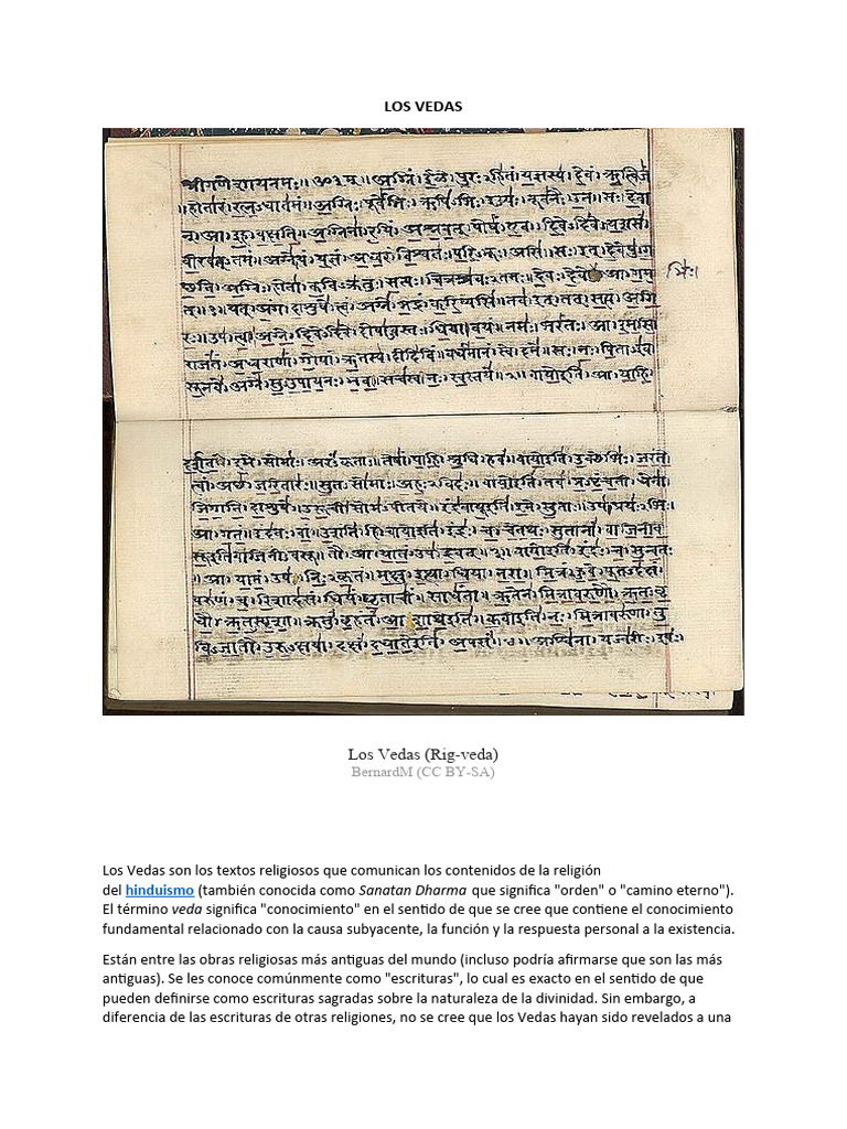Los Vedas | PDF | Vedas