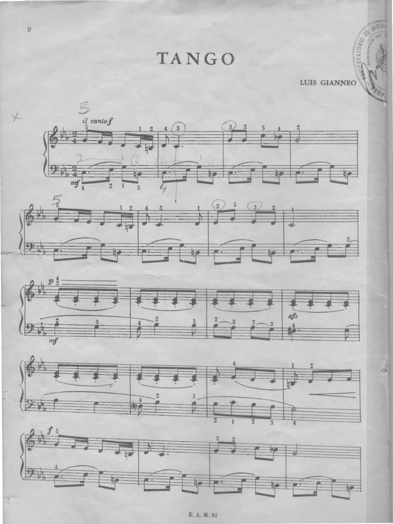 Gianneo. Tango | PDF