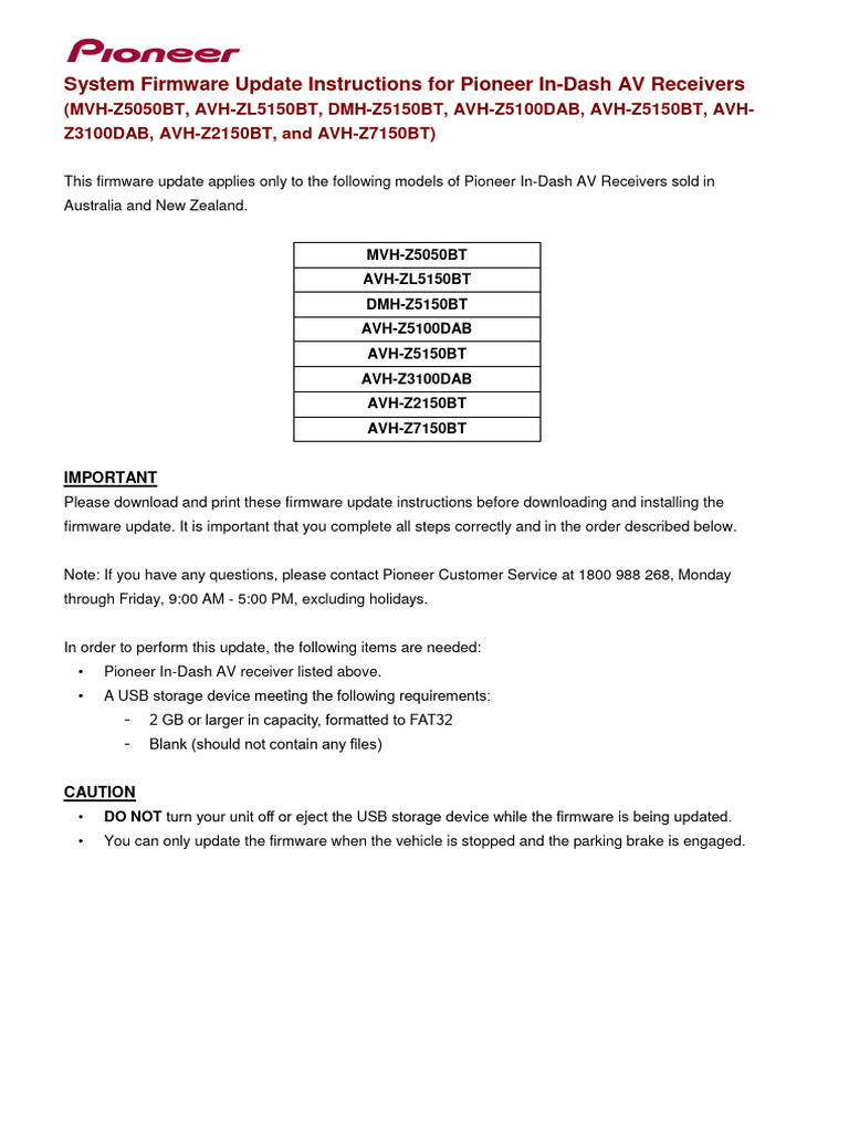 AV-Receiver Update Instruction | PDF | Computer Data Storage | Computer ...