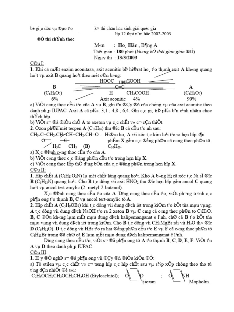 De HOACThuuco A03 | PDF
