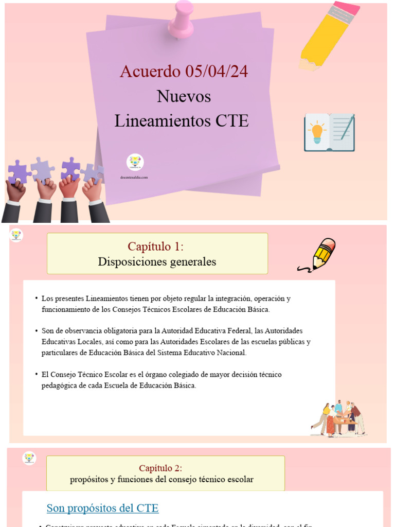 Presentacion Acuerdo 05-04-24 | PDF | Maestros | Educación primaria
