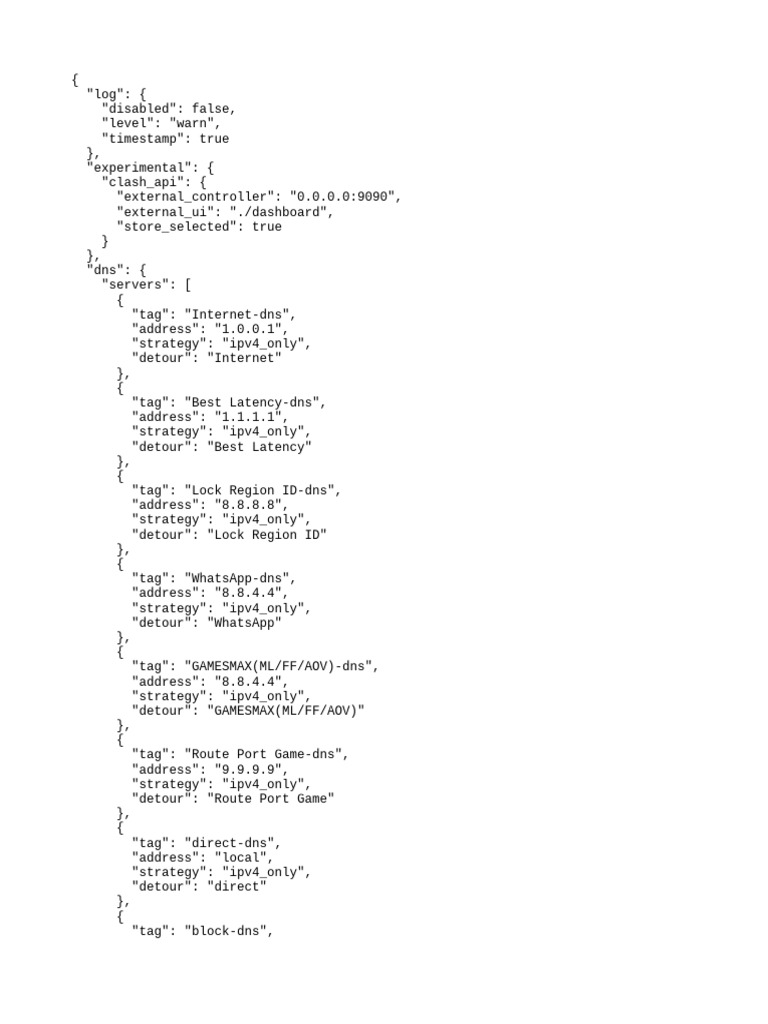 Singbox 168727 | PDF | Port (Computer Networking) | Domain Name System
