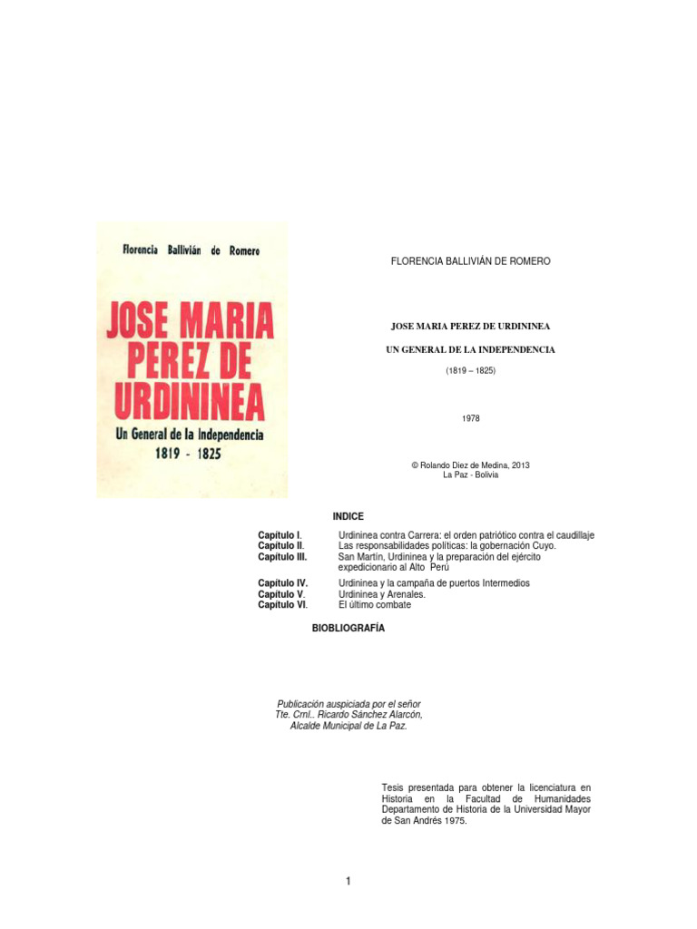 Jose María Perez de Urdininea | PDF | Buenos Aires | Argentina Jose María Perez de Urdininea | PDF | Buenos Aires | Argentina