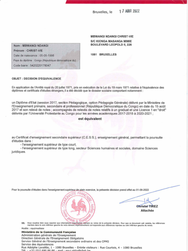 Équivalence 2 | PDF