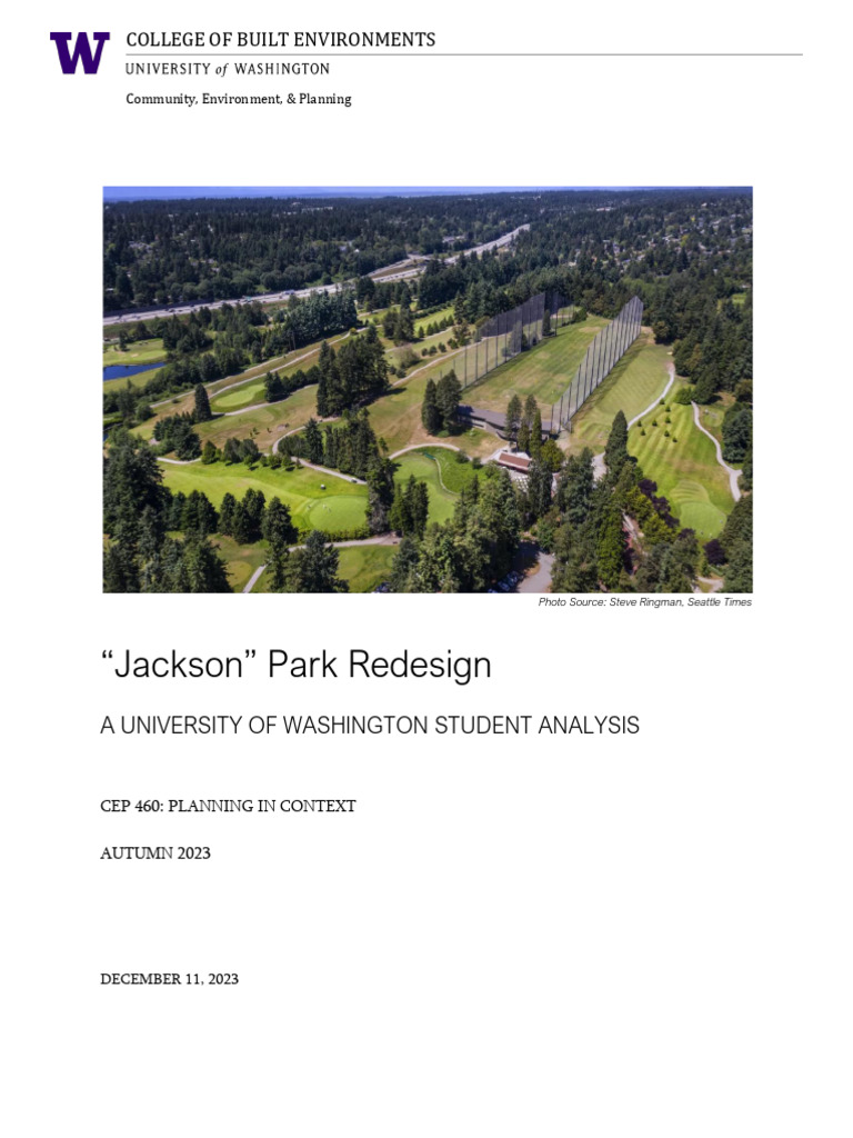 Urban Park Redesign for Seattle | PDF | Parks | Policy