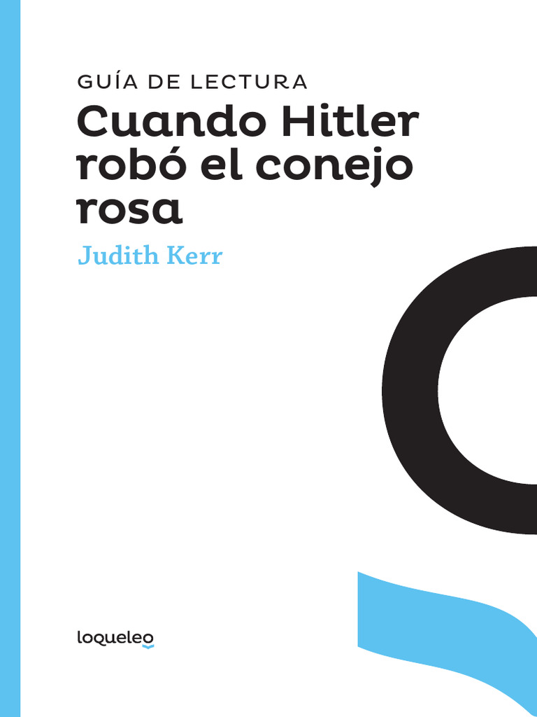 Análisis de "Cuando Hitler robó el conejo rosa" | PDF | Adolf Hitler ...