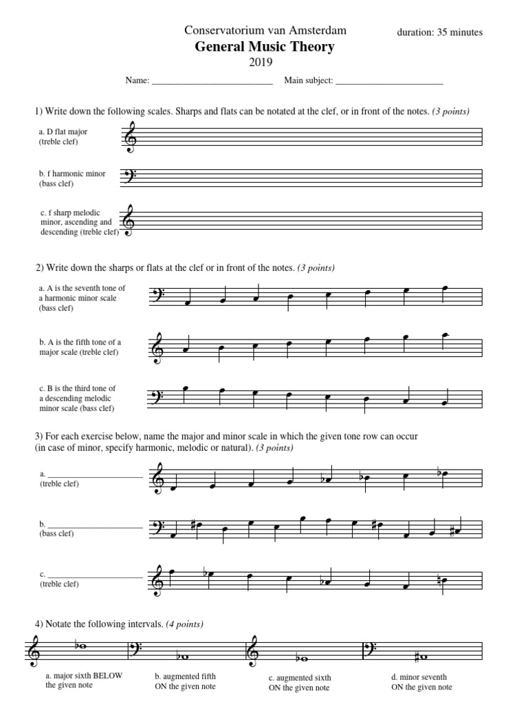 Toelating Aml en 2019 | PDF | Minor Scale | Interval (Music)
