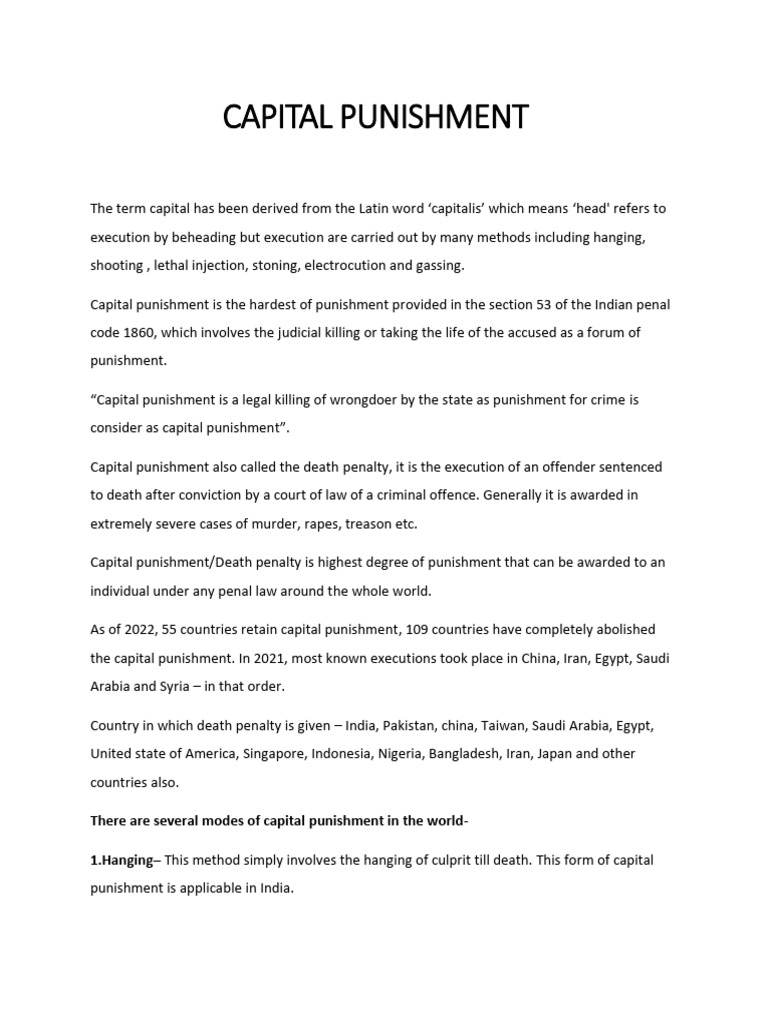 Capital Punishment (1) Neq | PDF | Capital Punishment | Pardon