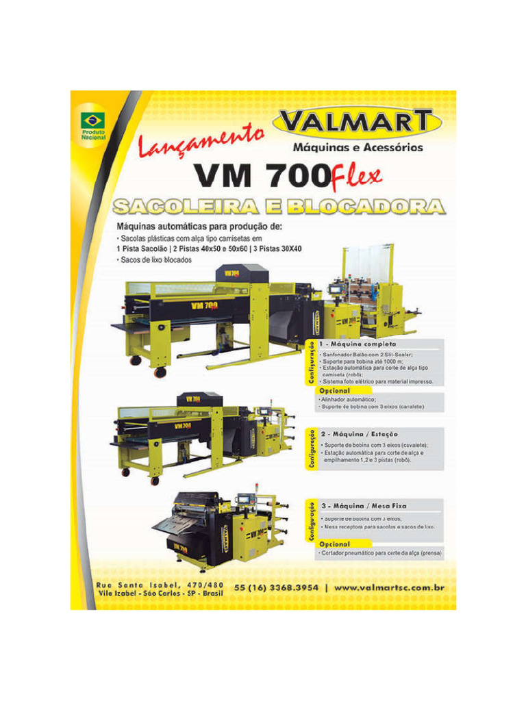 Panfleto VM 700 Flex | PDF