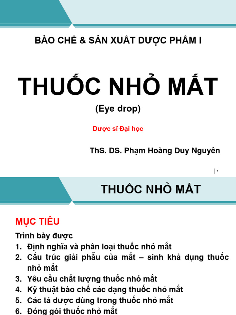 Thuoc Nho Mat - T12 - 2023 | PDF