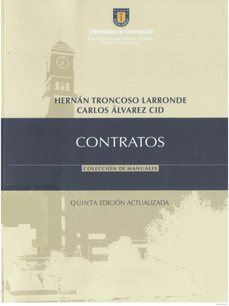 Contratos - Hernan Troncoso Larronde | PDF